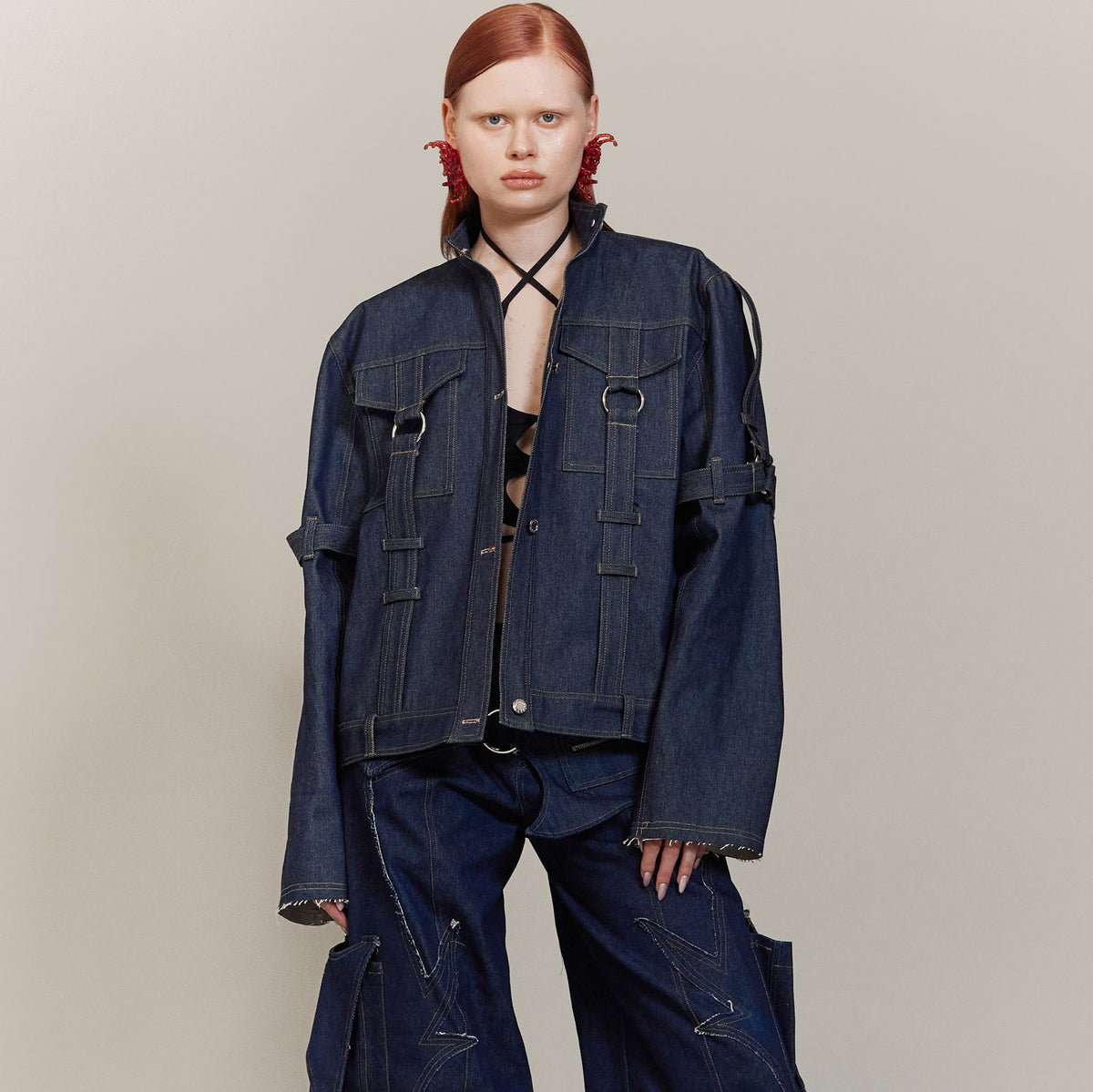 Oversize Buggy Denim Look Denim Jacket – The Forumist
